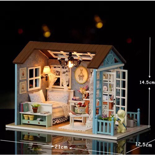 Jual Miniatur rumah / doll house / DIY miniature / miniature house ...