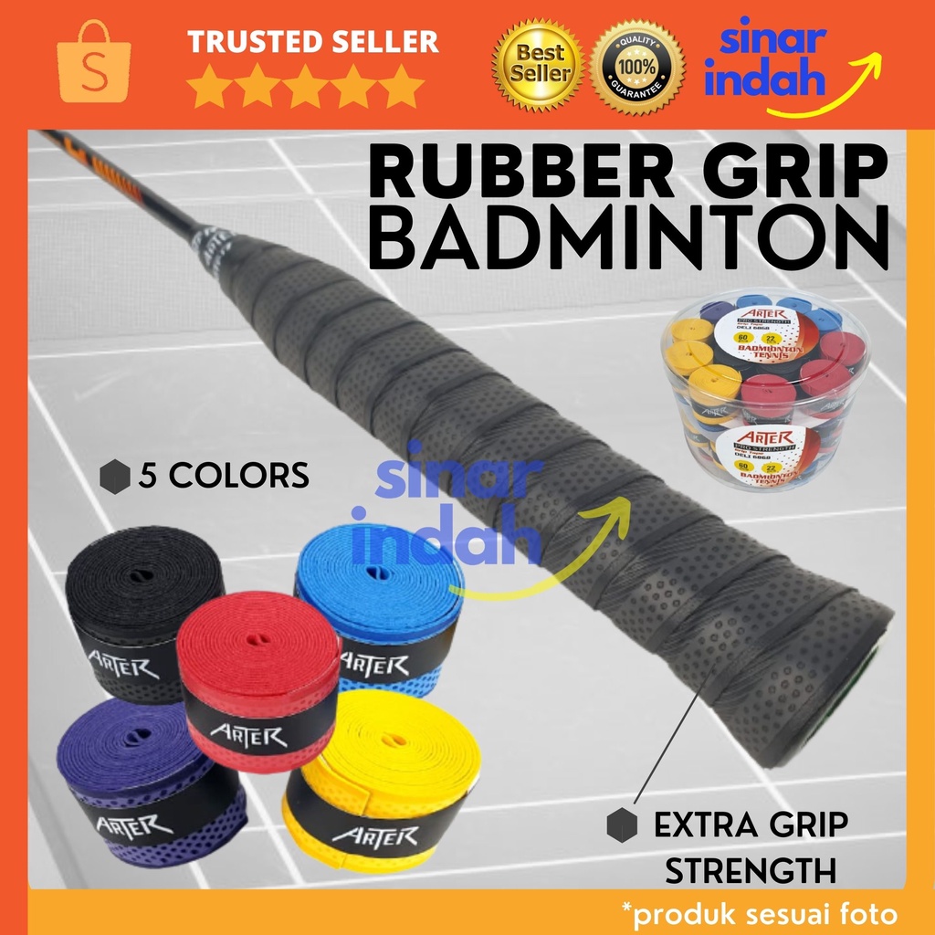 Jual Grip Raket Bulutangkis Badminton Overgrip Karet Polos Murah Yonex ...