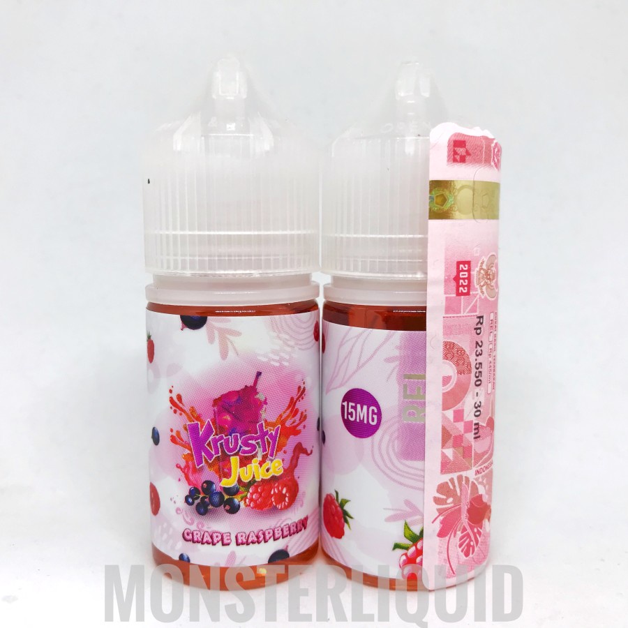 Jual PODS FRIENDLY KRUSTY JUICE GRAPE RASPBERRY 15MG 30ML | Shopee ...