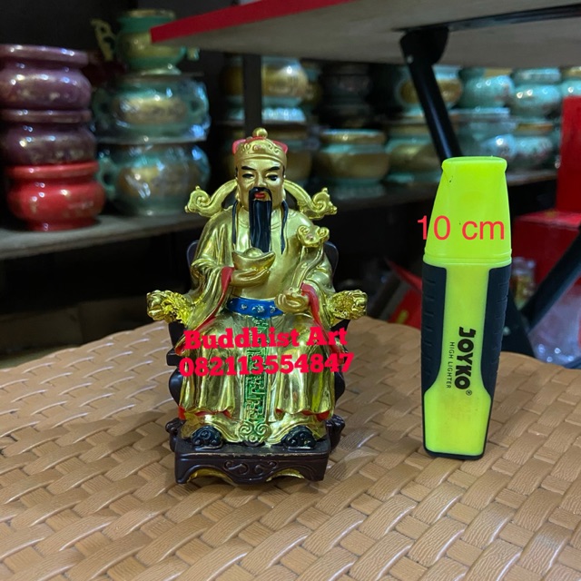 Jual Patung dewa rejeki caisen chai sen chaisen 10 cm mini | Shopee ...