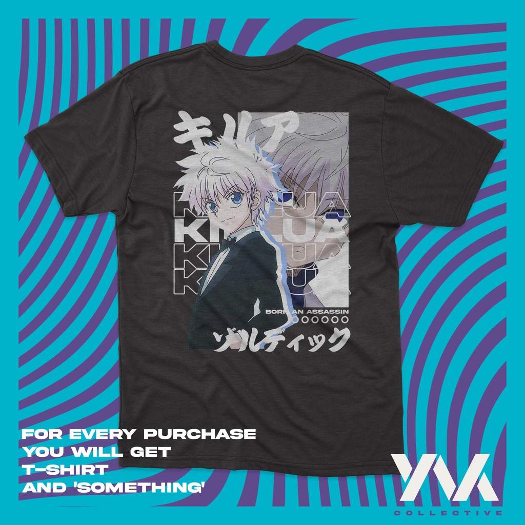 Jual KILLUA ZOLDYCK HUNTERXHUNTER | T-Shirt Kaos Anime Manga ...