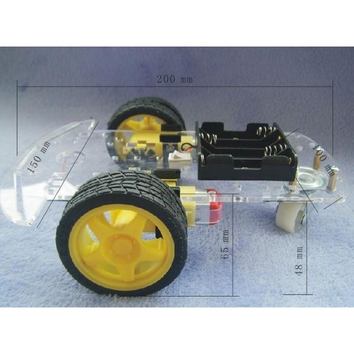 Jual New Motor Smart Robot Car Chassis Kit Speed Encoder Battery Box ...