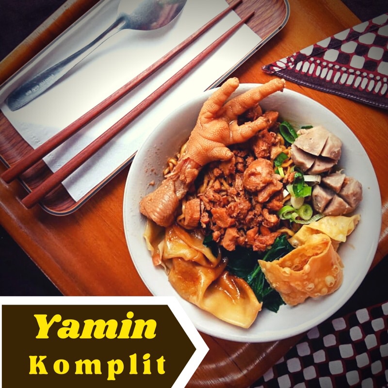 Jual YAMIN KOMPLIT - Mie Ayam Bakso Ceker Pangsit asli Wonogiri ...