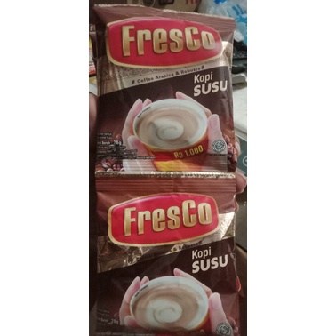Jual Fresco Kopi Susu Rentengan Isi 10 Sachet | Shopee Indonesia
