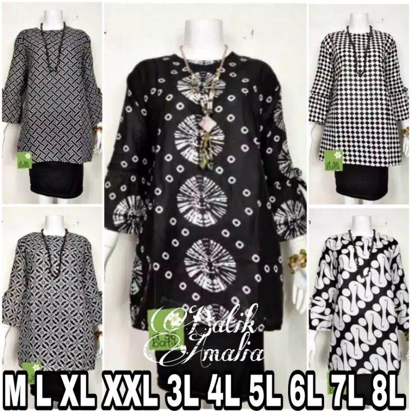 Jual Batik atasan wanita jumbo BIG SIZE JUMBO XXL XXXL 3L 4L sampai 10 L | Shopee Indonesia