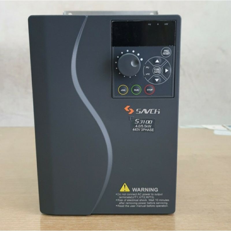 Jual SAVCH Inverter S3100-4T4.0G 4.0kW 5.5HP 380V 3Phase Multi Function ...
