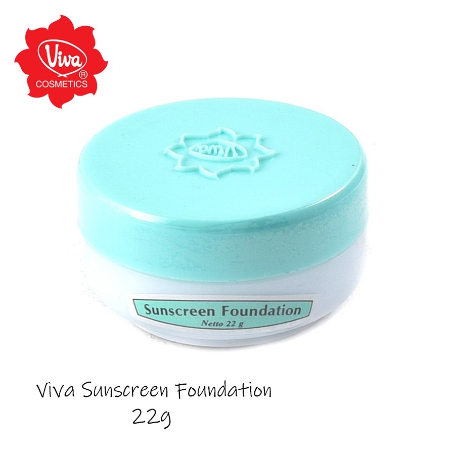 Jual VIVA Sunscreen Foundation | Alas Bedak sinar matahari UV Filter ...