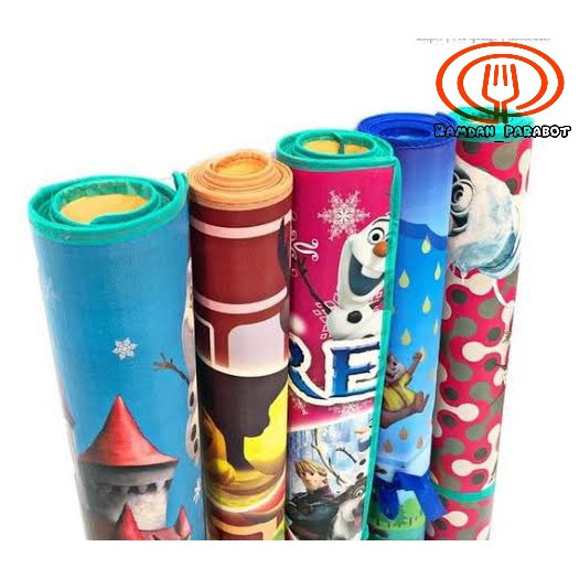 Jual Tikar gambar spon karakter tiker evamat tikar plastik karpet ...