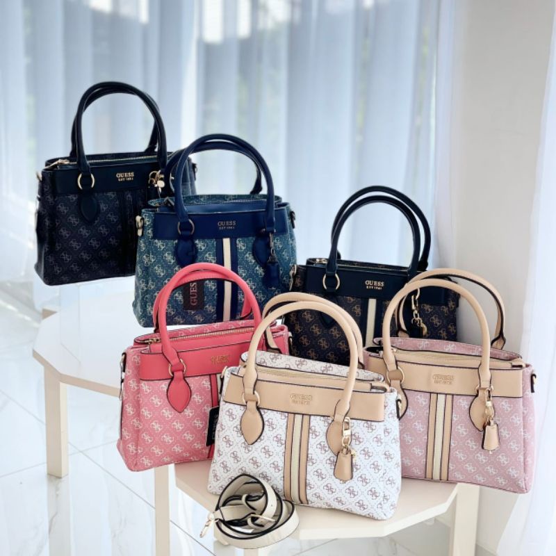 Jual Guess Kasinta 3 Compartment Satchel Original / Tas Guess Original ...