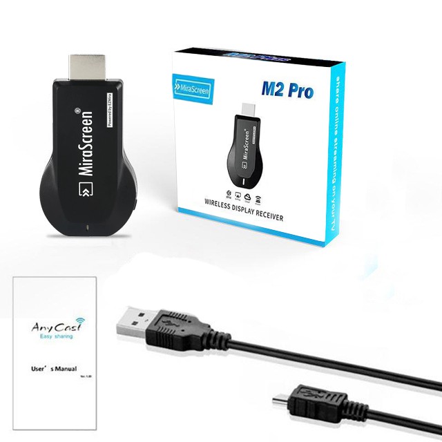 Jual Mirascreen M2 PRO Mini Wi-Fi Display TV Dongle Receiver Mirroring ...