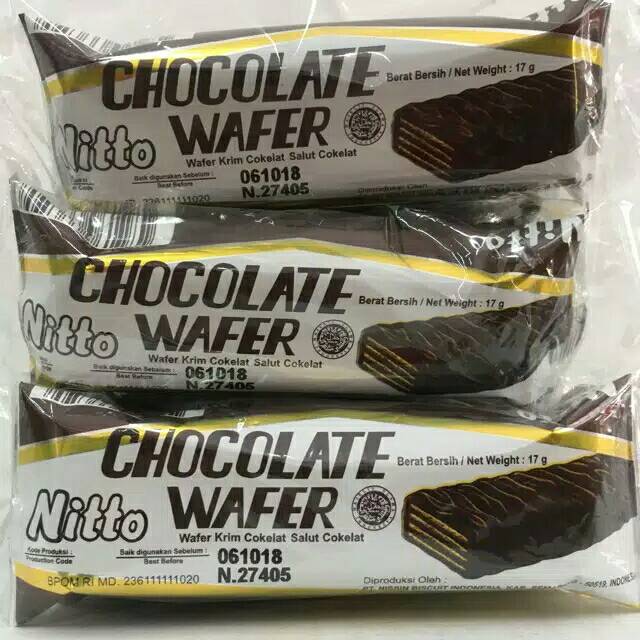 Jual Nitto chocolate wafer PACK | Shopee Indonesia