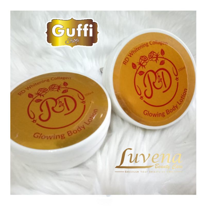 Jual GLOWING BODY LOTION RD 100ml (KEMASAN POT) | Shopee Indonesia