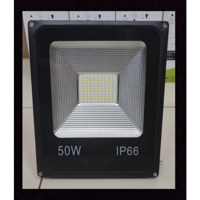 Jual Lampu LED Sorot 5730 50Watt 50W 220V Flood Light Outdoor HENSEKI | Shopee Indonesia