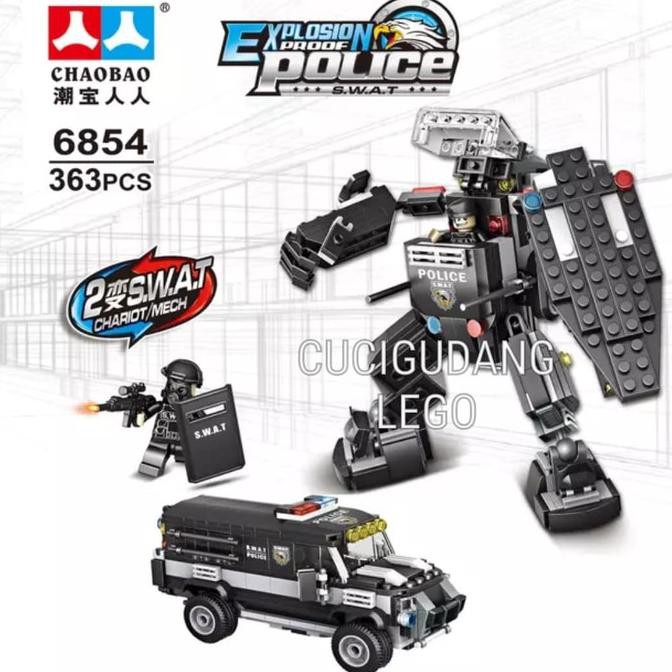 Jual Lego Swat Police Polisi 2 In 1 Mobil Polisi Helikopter Pesawat ...
