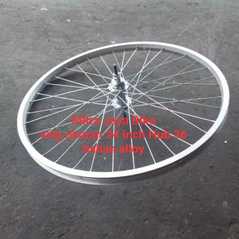 Jual Velg sepeda bahan alloy ukuran 24 inch Hole 28 | Shopee Indonesia