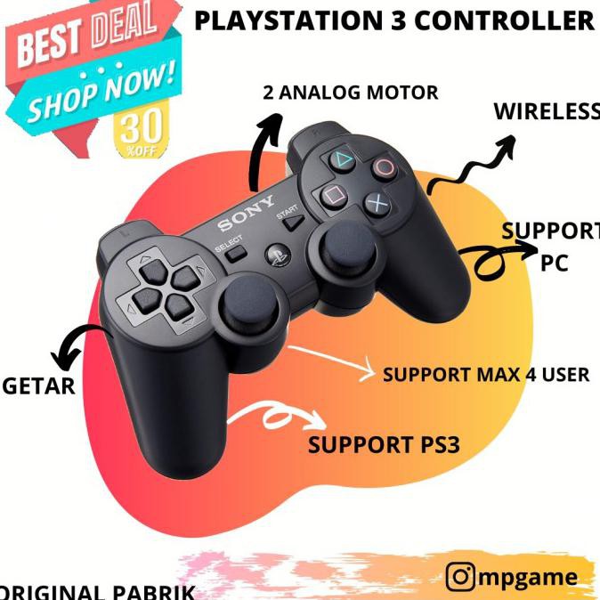 Jual KUALITAS ORIGINAL Stik Stick PS3 Wireless Original Ori Pabrik ...