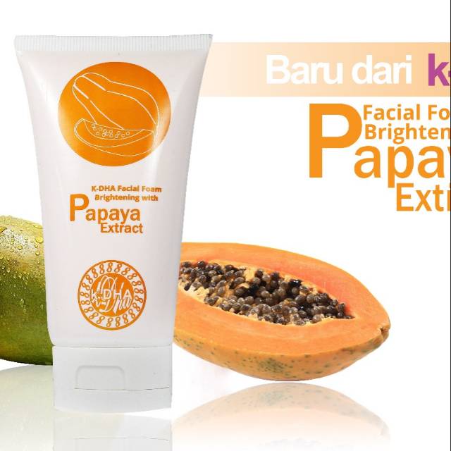 Jual K-DHA FACIAL FOAM PAPAYA EXTRACT 75 GR | Shopee Indonesia