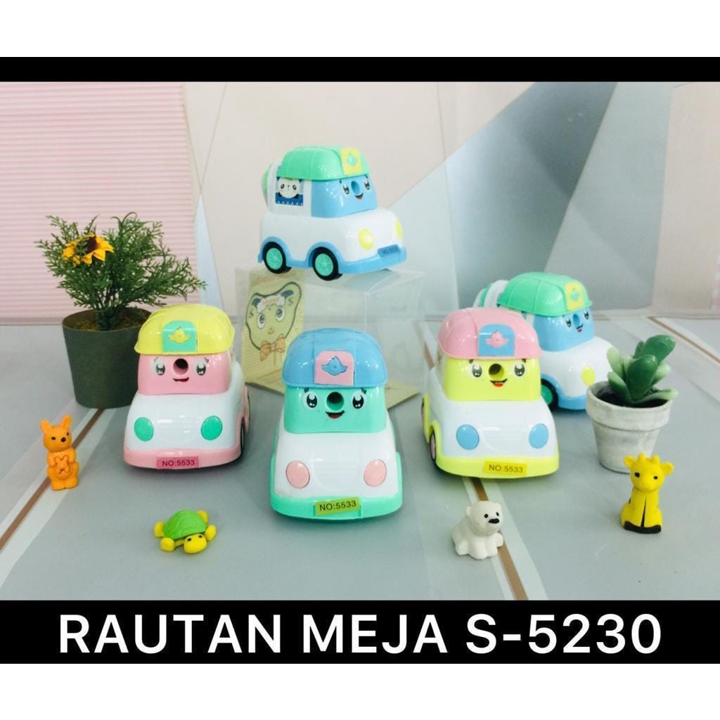 Jual SERUTAN PENSIL MEJA BESAR MODEL MOBIL POLICE S-5230 / RAUTAN ...