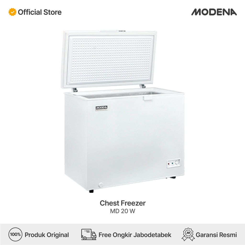 Jual MODENA Chest Freezer - MD 20 W | Shopee Indonesia
