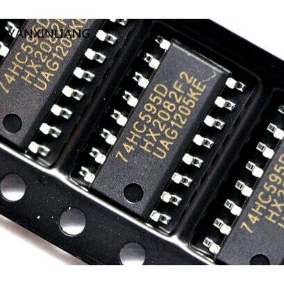 Jual IC 74HC595 74HC595 SMD SOP-16 SHIFT REGISTER CHIP AU08 | Shopee ...