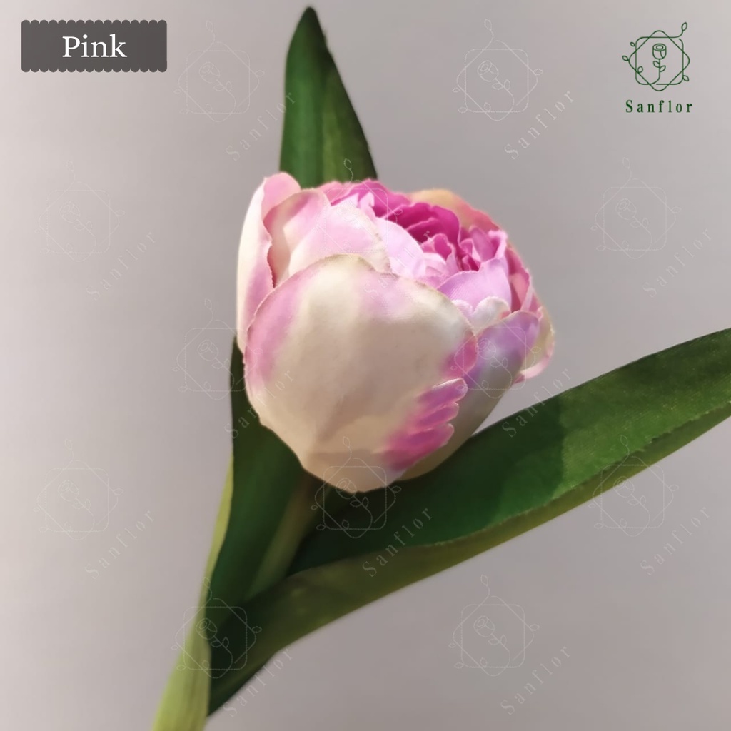 Jual ARTIFICIAL TULIP KAIN/BUNGA TULIP PALSU BAHAN KAIN/BUNGA DEKORASI ...