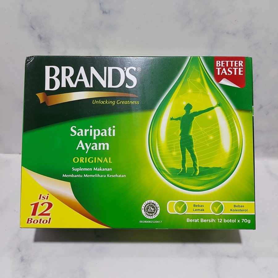 Jual BRAND'S Saripati Ayam Original 70 Gr (isi 12 botol) | Shopee Indonesia