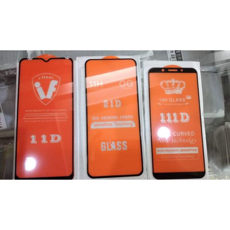 Jual TEMPERED GLASS FULL LIST HITAM/ALL TIPE | Shopee Indonesia