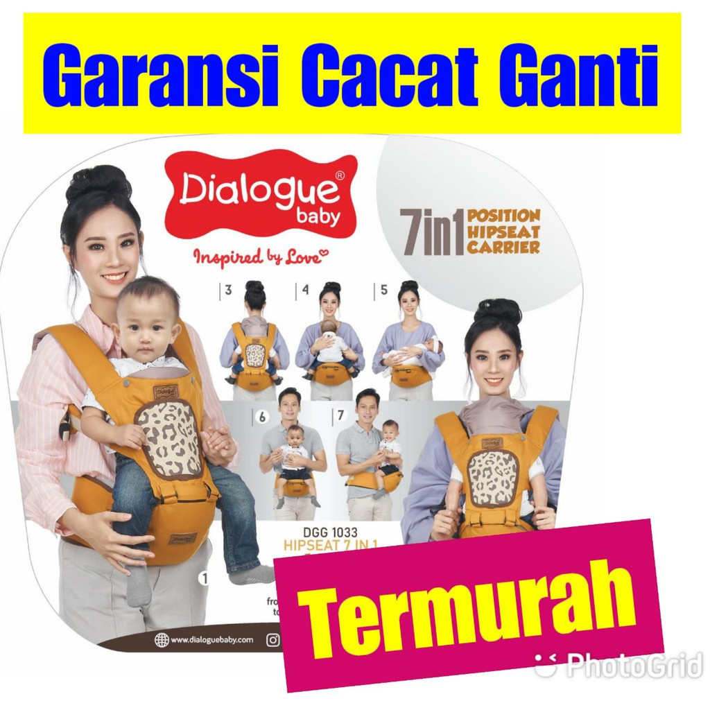 Jual GENDONGAN BAYI 7 POSISI Gendongan Hipseat Dialogue 7 Posisi ...