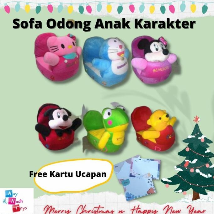 Jual SOFA ODONG BONEKA MICKEY MINNIE POOH HELLO KITTY KEROPPI | Shopee ...