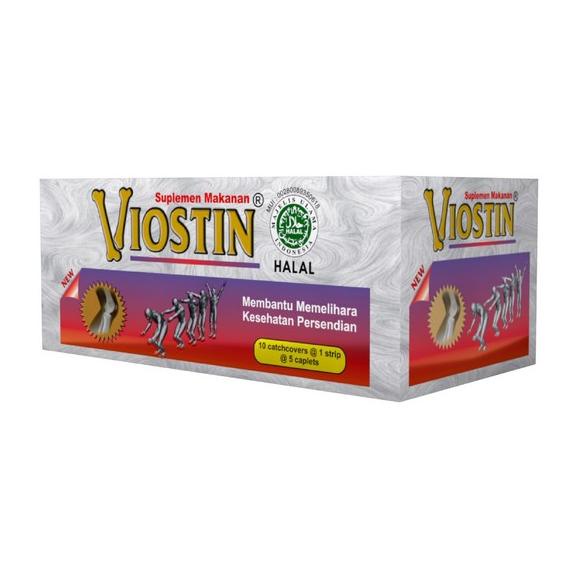 Jual Viostin Halal 1 Strip @ 5 Kaplet Supplemen Meredakan Nyeri Sendi ...