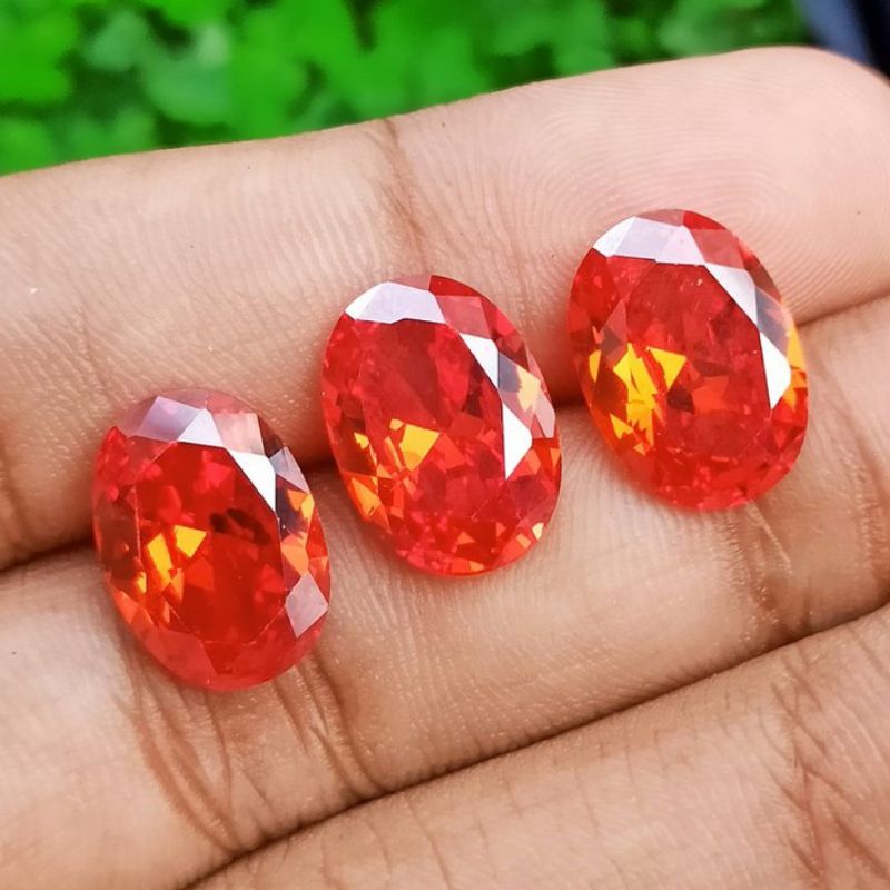 Jual Batu permata safir orange/paparacha | Shopee Indonesia