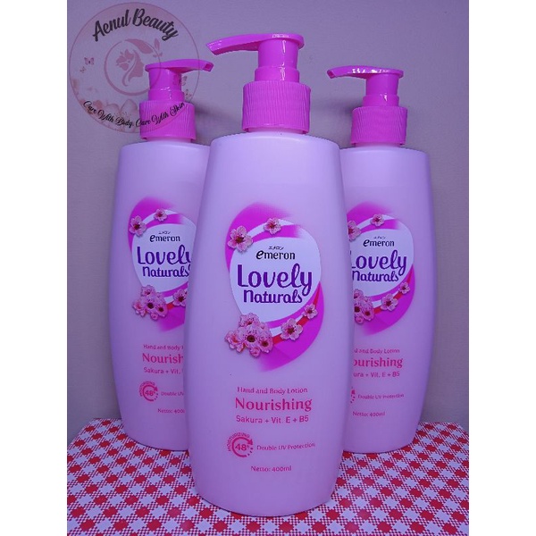 Jual Emeron Lovely natural nourishing 400ml | Shopee Indonesia