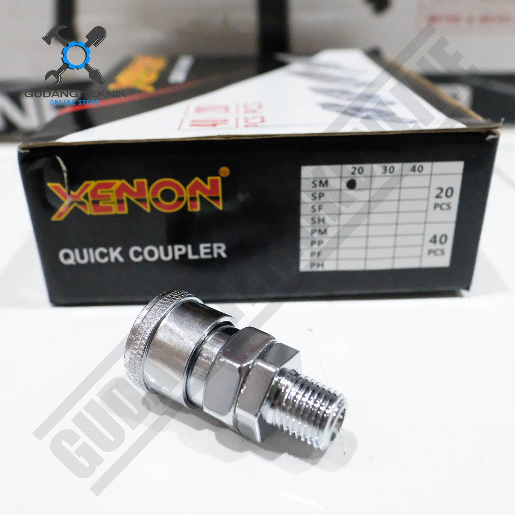 Jual Quick Coupler Xenon PP20-PM20-SP20-PF20-SH20-SM20 Coupling ...