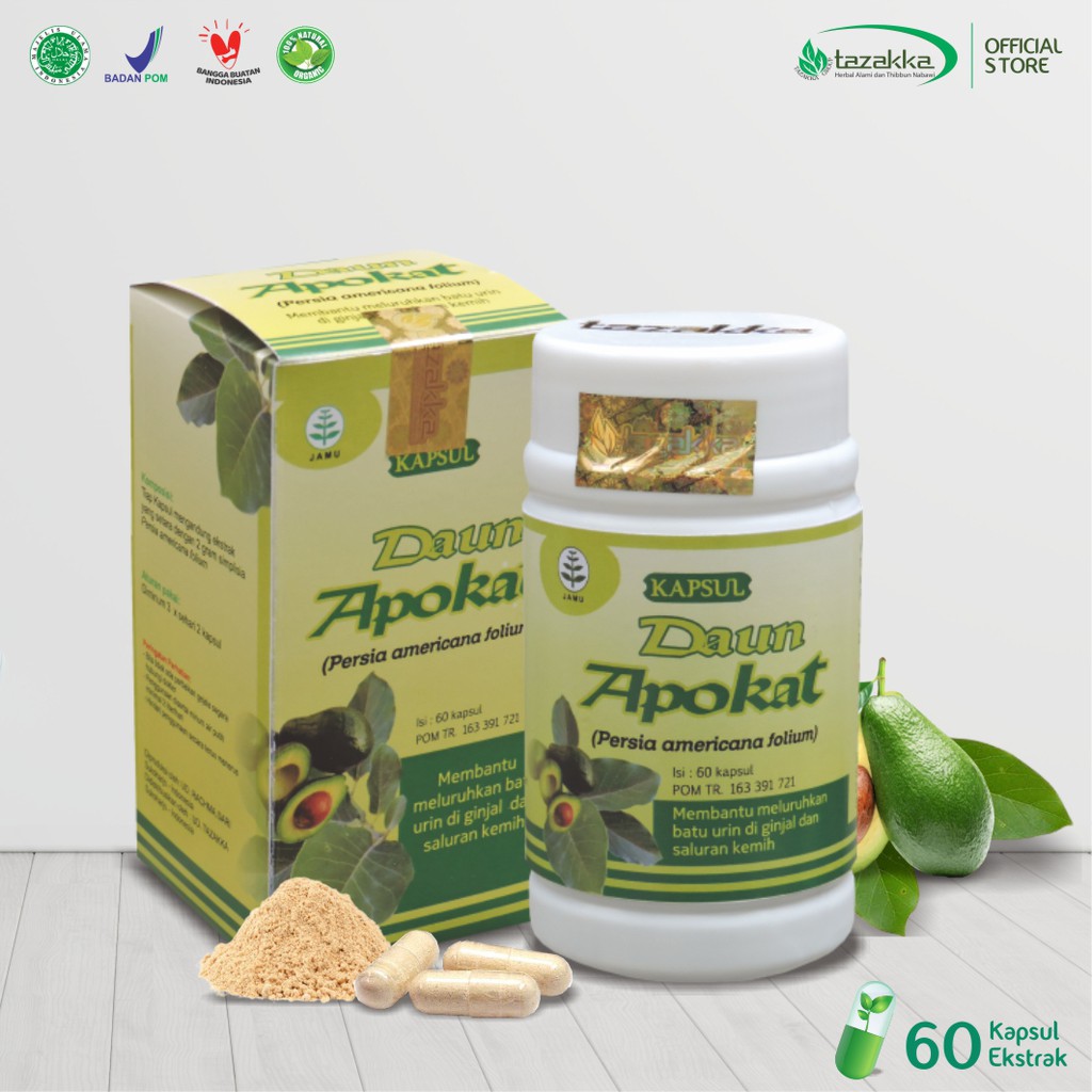 Jual Kapsul Ekstrak Daun Apokat (Apukat, Alpukat, Alpokat, Avocad ...