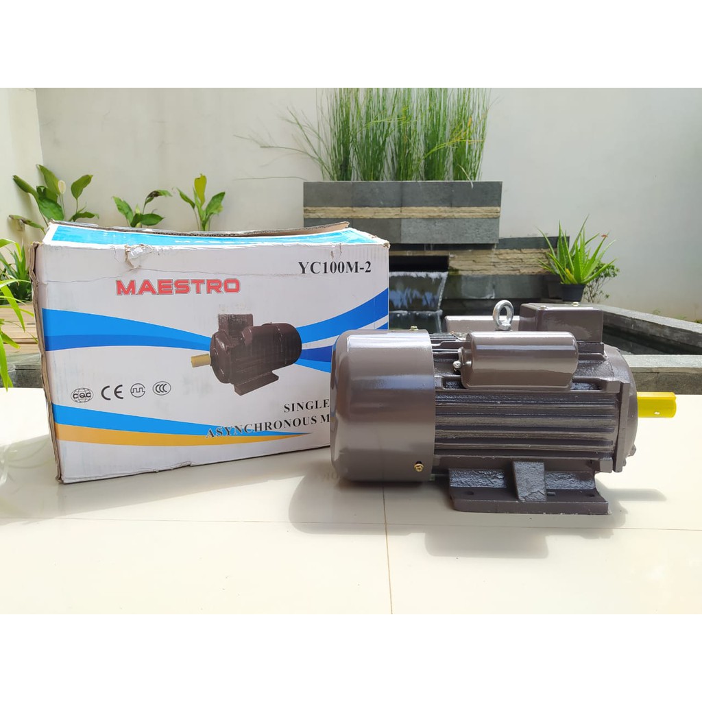 Jual Dinamo 2HP 2P Elektro Motor MAESTRO - dinamo penggerak 2HP putaran cepat DAN LAMBAT ...