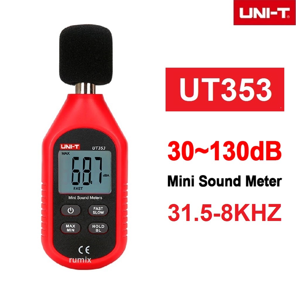 Jual UNI-T UT353 Sound Noise Level Meter Desibel Desible Alat Pengukur ...