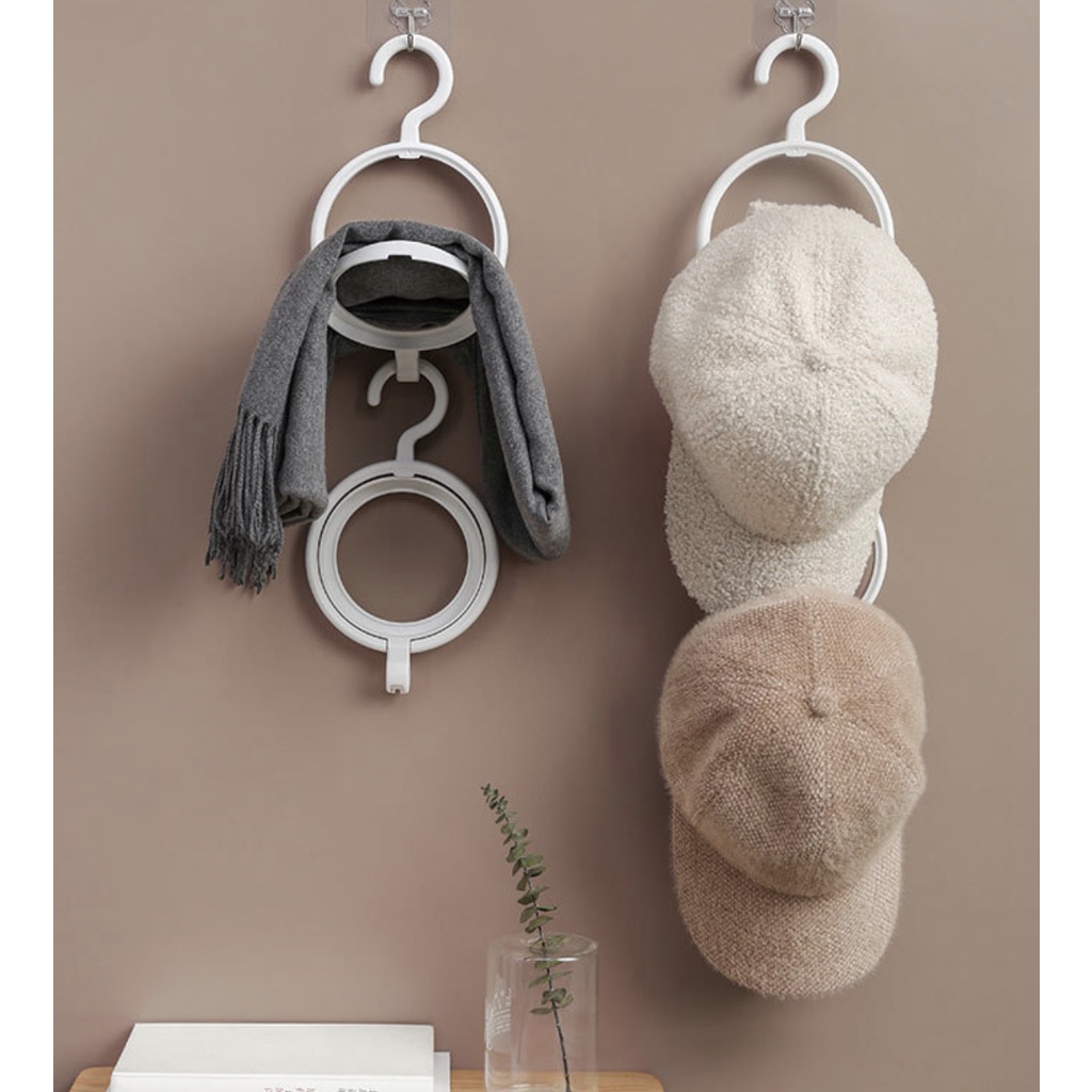 Jual UNNISO - Hanger Gantungan Topi Syal Scarf Storage Shelf HT03 ...