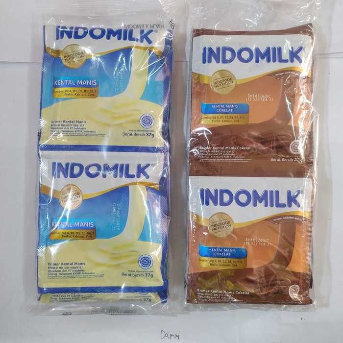 Jual Indomilk Putih/Coklat Sachet 6x37gr | Shopee Indonesia
