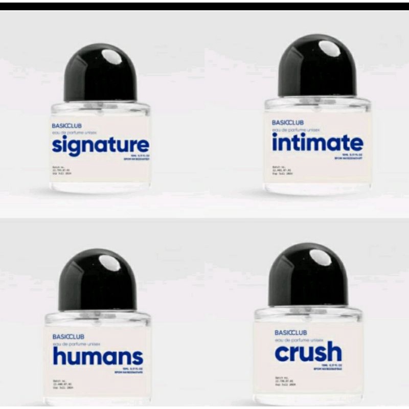 Jual BASICCLUB BLUE SERIES / signature human crush intimate / parfum ...