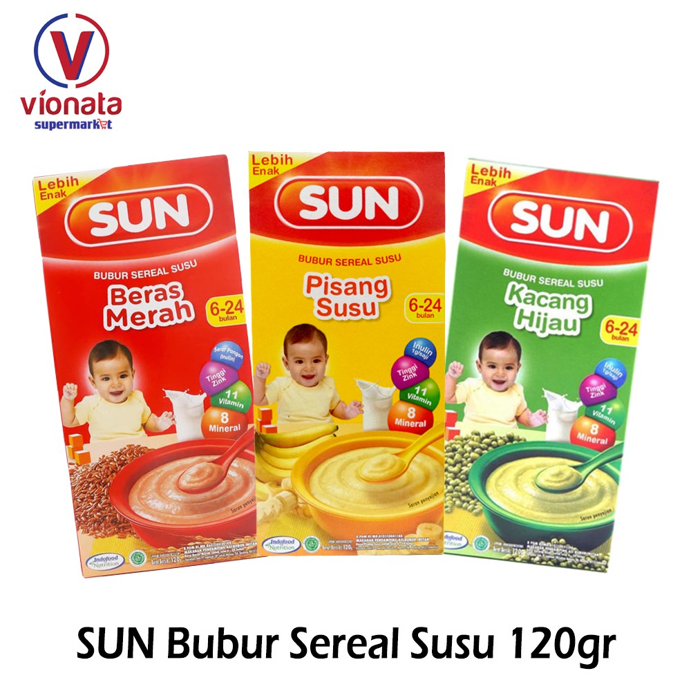 Jual SUN BUBUR SEREAL SUSU BOX 120GR | Shopee Indonesia
