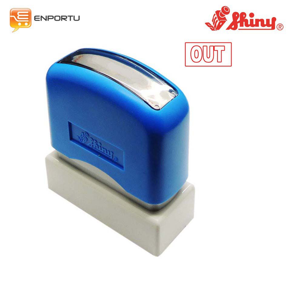 Jual Shiny Stempel OUT EN-014 - Stamp tulisan | Shopee Indonesia