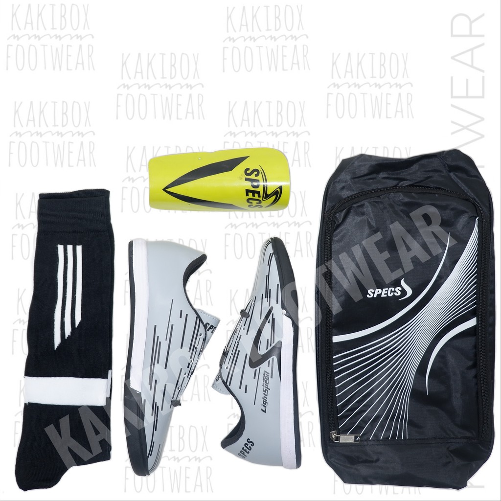 Jual PAKET KOMPLIT SEPATU FUTSAL ANAK SPC INFINITY 3 WARNA MERAH / BIRU ...