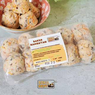 Jual Bakso Rambutan 10 Pcs Homemade Roku Bento Baso Lohoa Frozen Siap ...