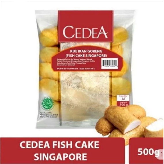 Jual CEDEA Kue Ikan Goreng (Fish Cake Singapore) 500gr | Shopee Indonesia