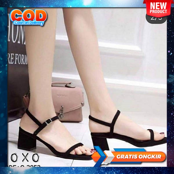 Jual Hak Heels Wanita Import Kekinian Ip 25 High Mewah Tahu 5Cm Sandal ...