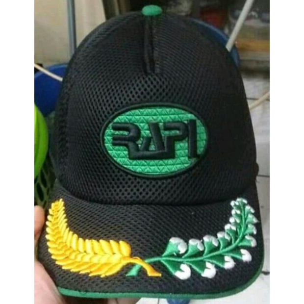 Jual Topi jaring RAPI Logo Ovale (bisa bordir nama dan call sign ...