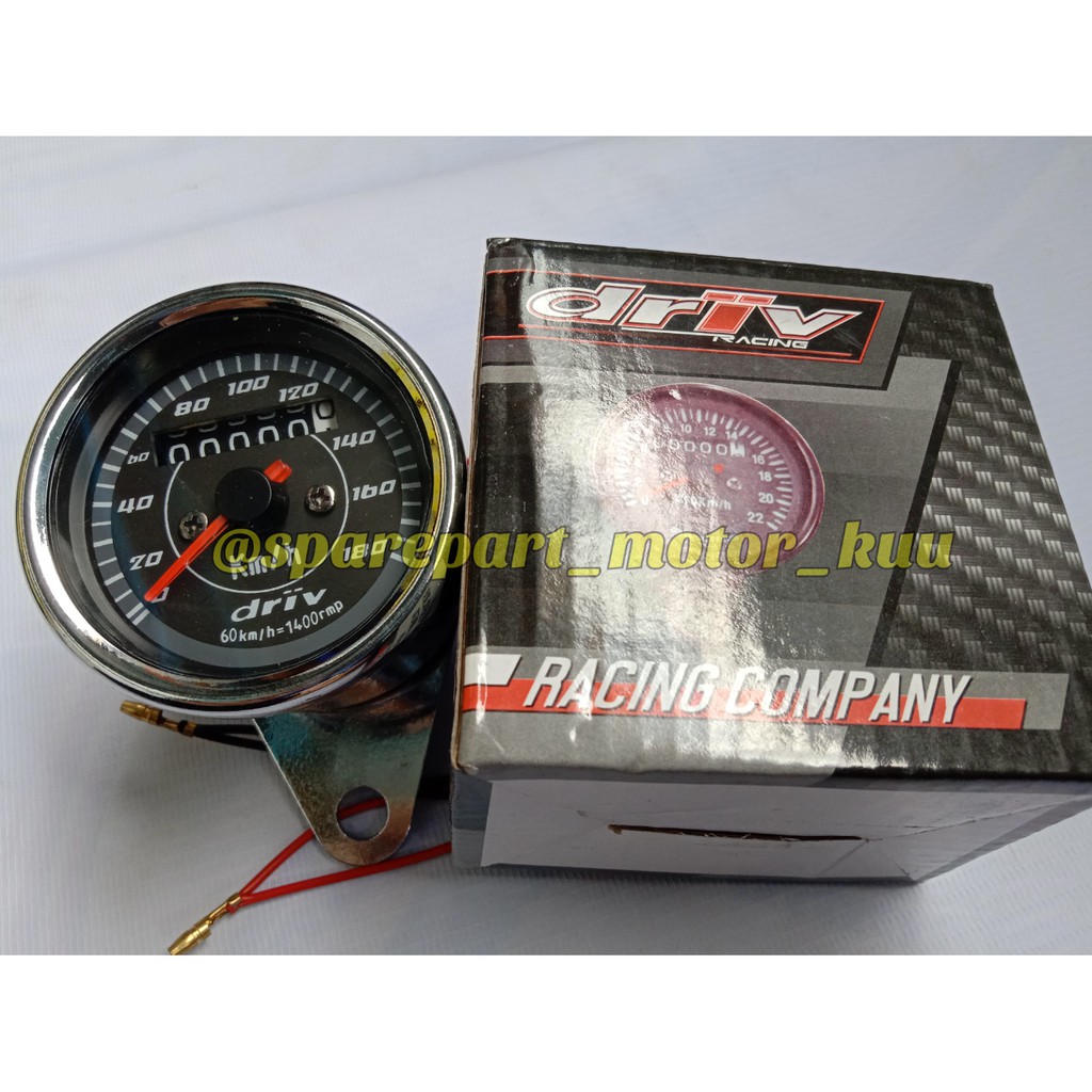 Jual TECHOMETER SPEDOMETER RPM JARUM SILVER DRIV | Shopee Indonesia