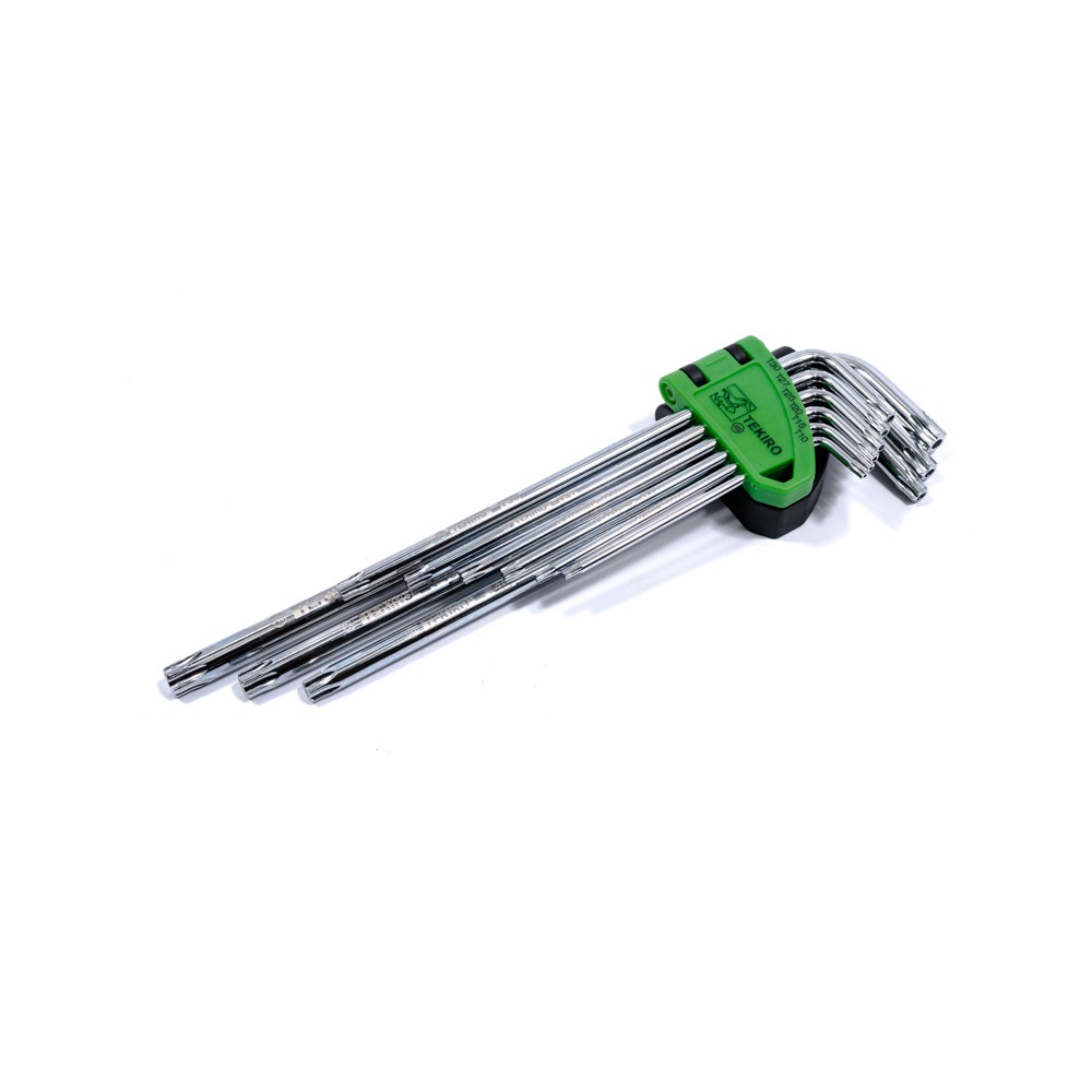 Jual TEKIRO SET KUNCI L TORX DENGAN LUBANG 9 PCS /KUNCI L BINTANG SET LUBANG / TOOLS - ALAT ...