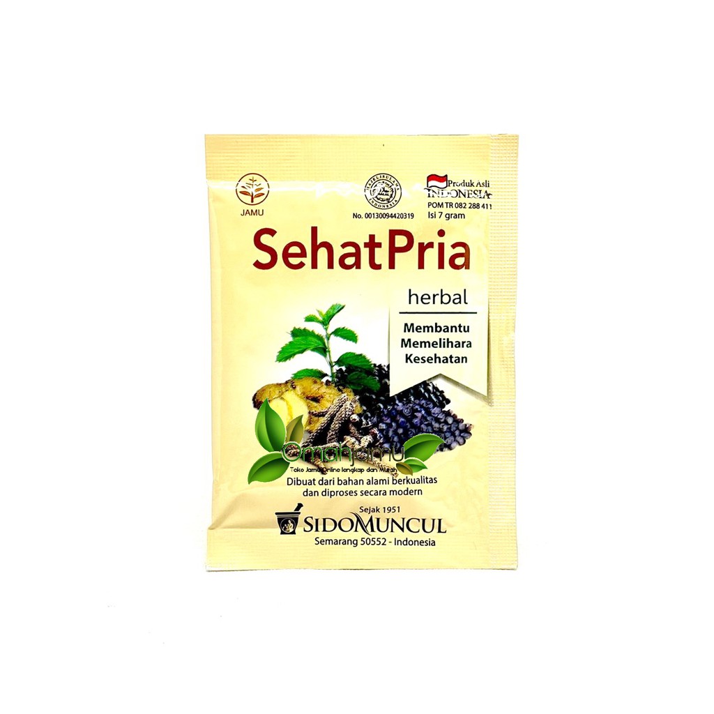 Jual SEHAT PRIA SIDOMUNCUL SERBUK. VITALITAS PRIA | Shopee Indonesia