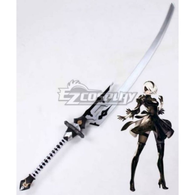 Jual Props kayu weapon tongkat 2b nier automata cosplay | Shopee Indonesia